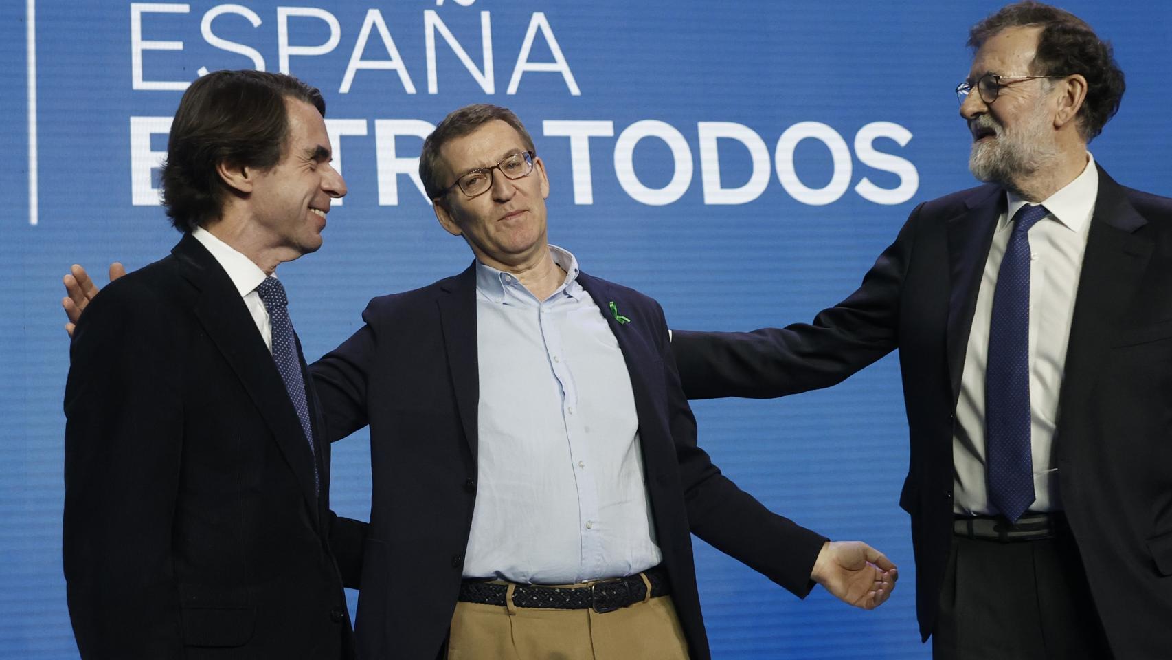 Aznar y Rajoy respaldarán a Feijóo en el acto del día 24 en Madrid a 48 ...