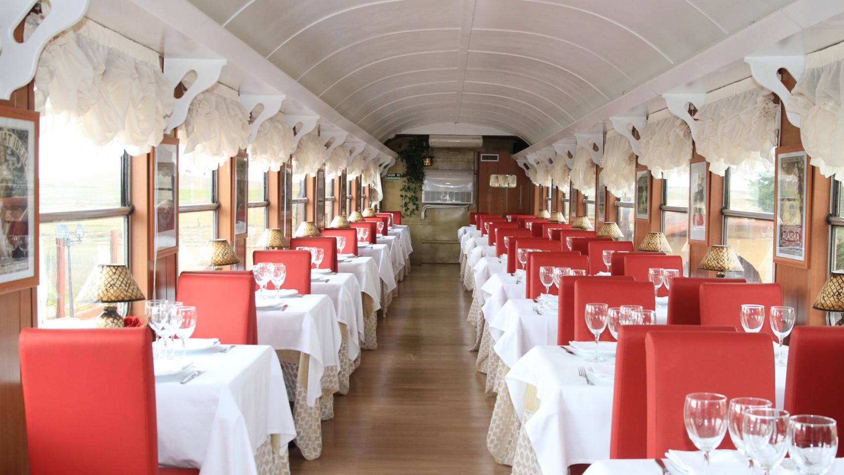 Un espectacular vagón de tren transformado en restaurante a una hora de ...