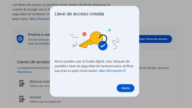 Google dice adiós a las contraseñas: establece las llaves de acceso por defecto para iniciar sesión